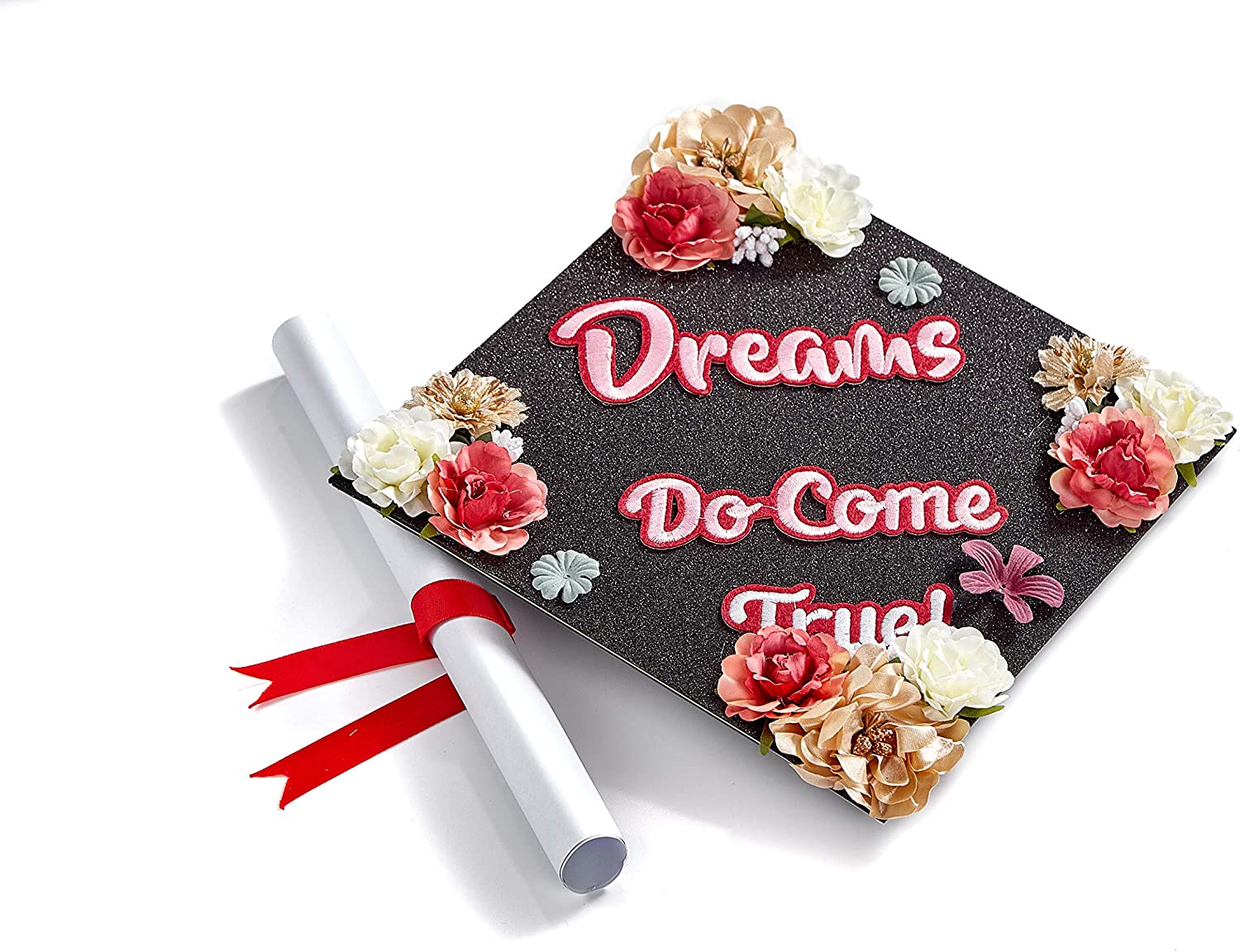 Handmade Graduation Cap Topper, Graduation Cap Decorations, Dreams Do ...