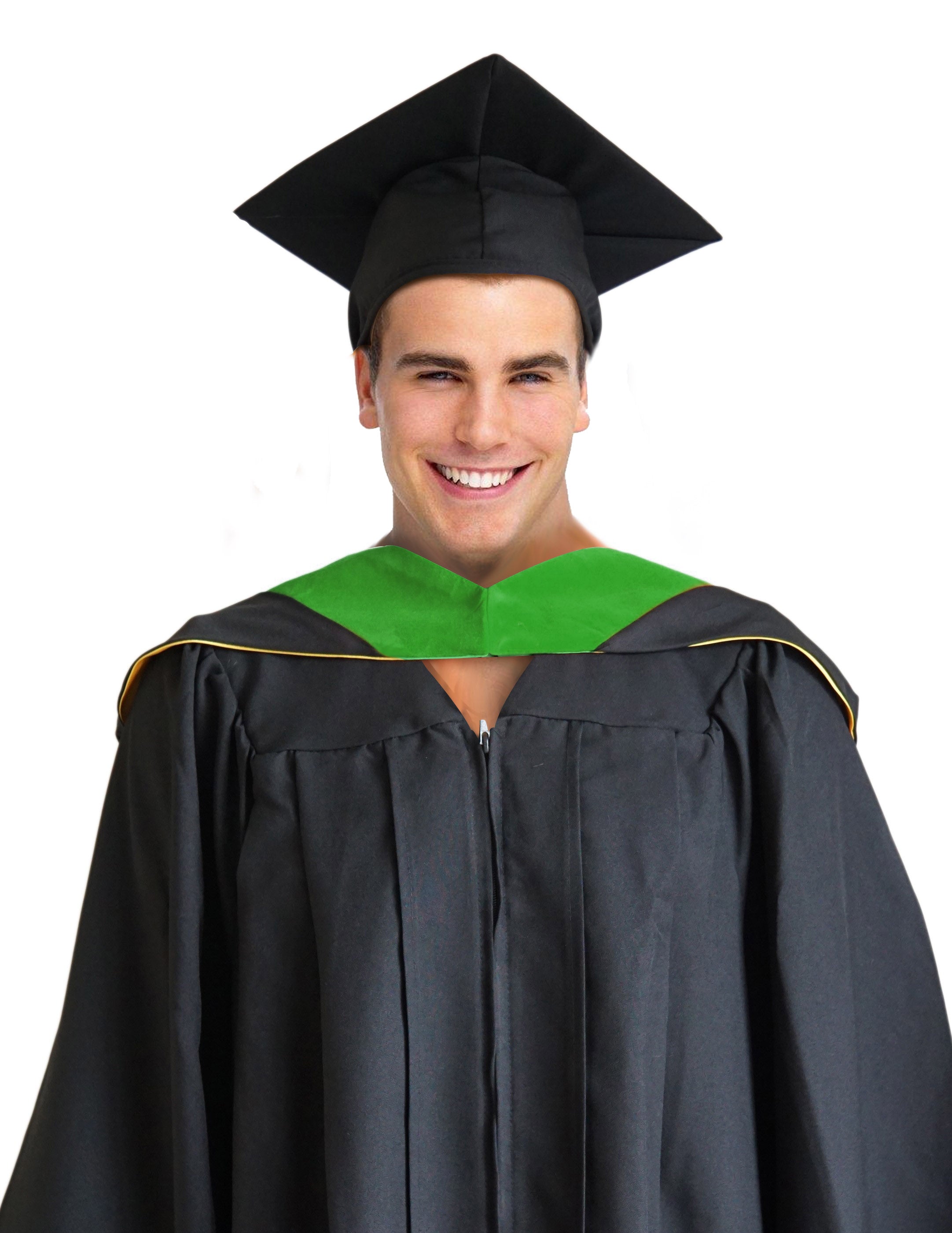 Graduation Master Hood for Master of Health Science (Kelly Green ...